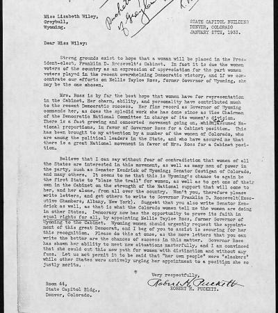 Nellie Tayloe Ross | Wyoming History Day