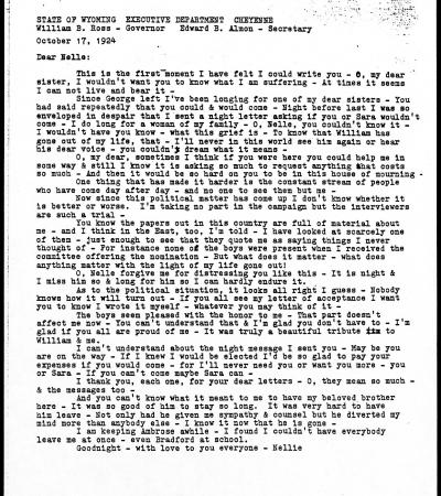 Nellie Tayloe Ross | Wyoming History Day