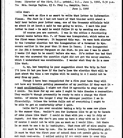 Nellie Tayloe Ross | Wyoming History Day