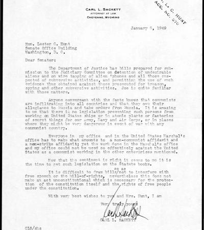 Lester Calloway Hunt | Wyoming History Day