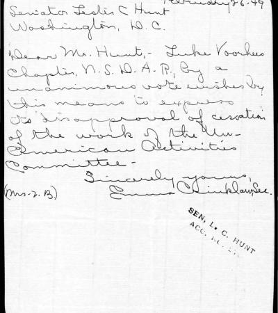 Lester Calloway Hunt | Wyoming History Day